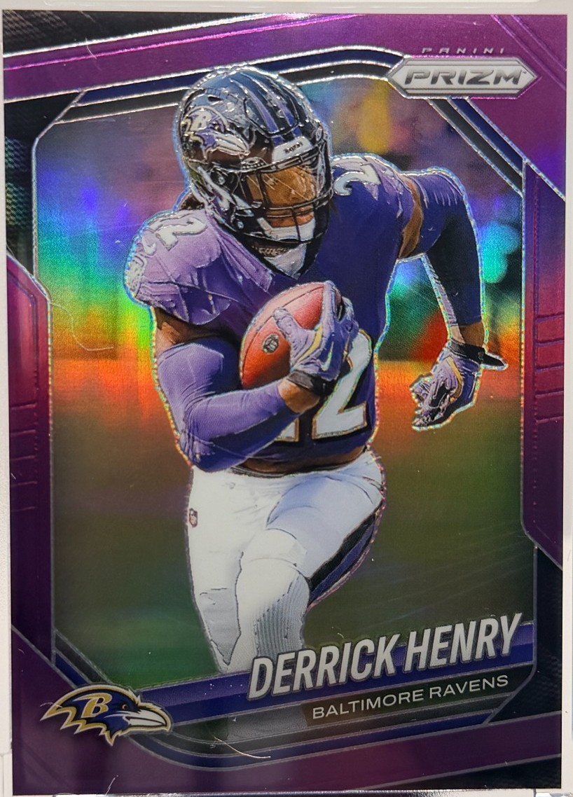 2025 Panini Prizm - Derrick Henry #168 Purple Prizm /125 for sale ...