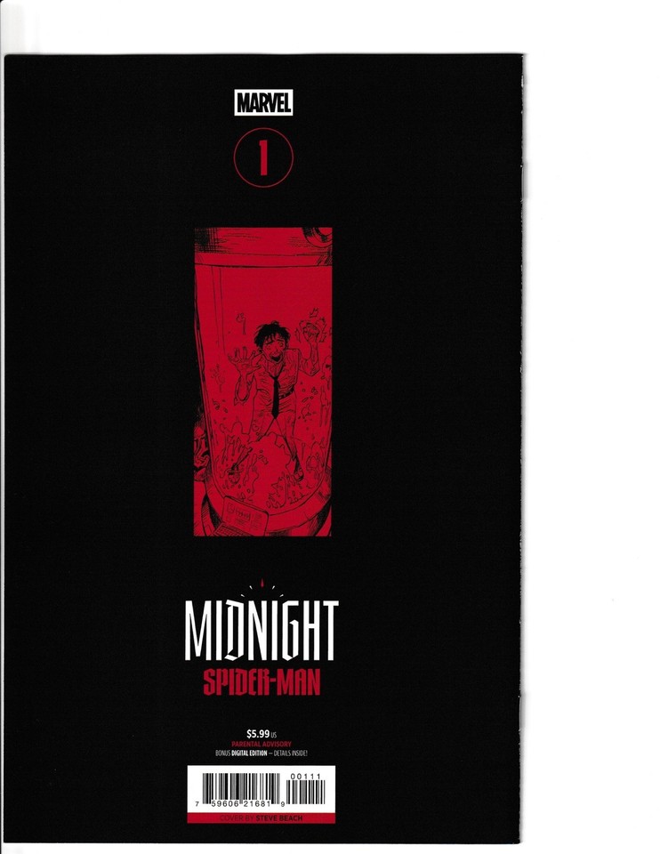 Midnight Spider Man 1 Nm 1st Print Cvr A Marvel Comics 2026 Ebay 1551