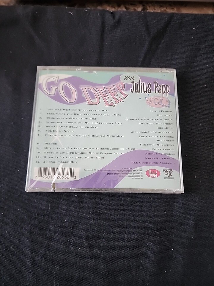 105- Go Deep, Vol. 2 by Julius Papp (CD, Mar-2000, Razor & Tie) New Other 793018285322| eBay