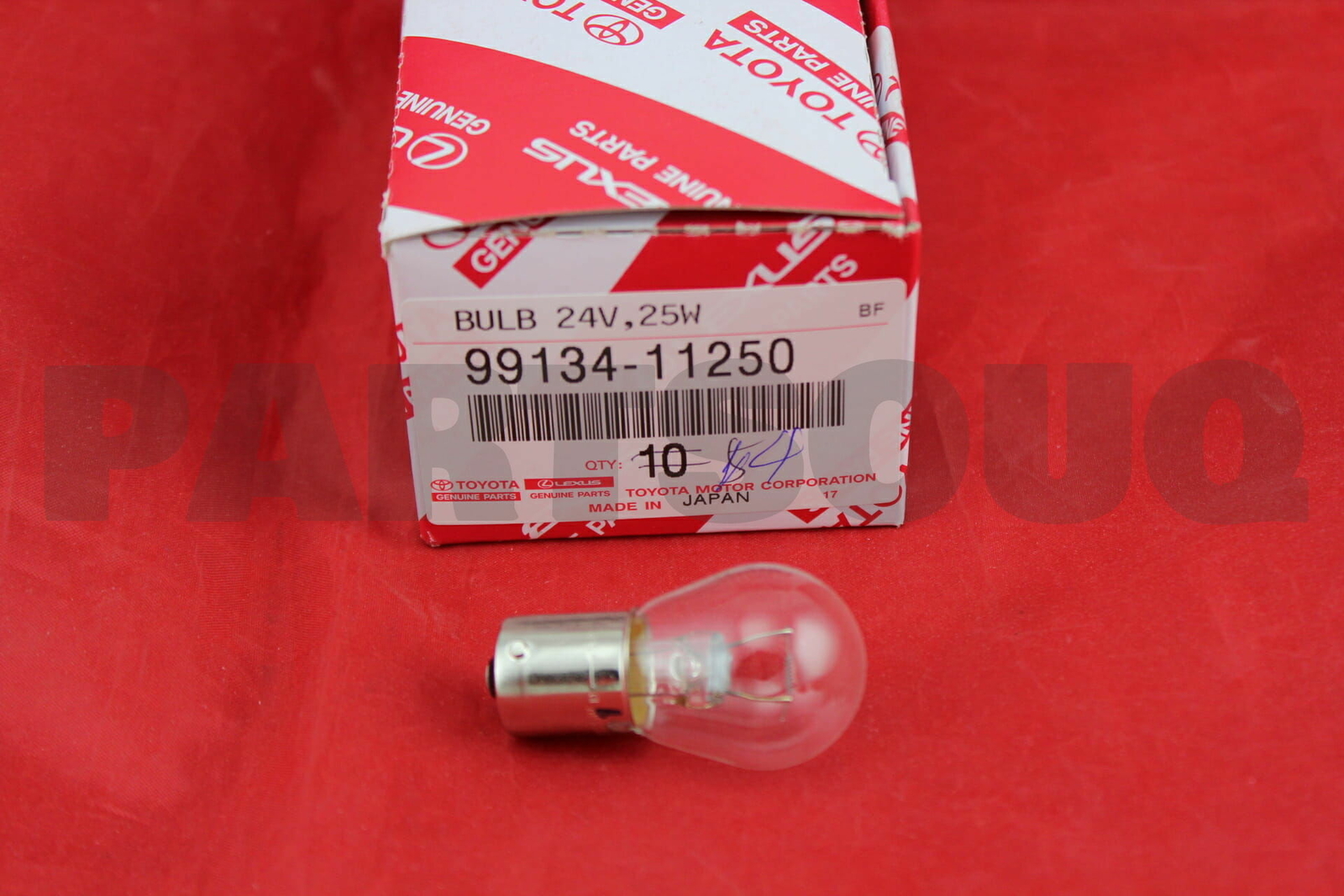 9913411250 Genuine Toyota BULB (FOR FRONT TURN SIGNAL LAMP) 99134-11250 ...