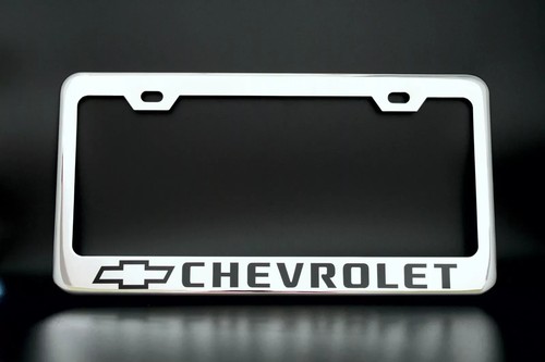 Chevrolet Chrome Metal License Plate Frame | eBay