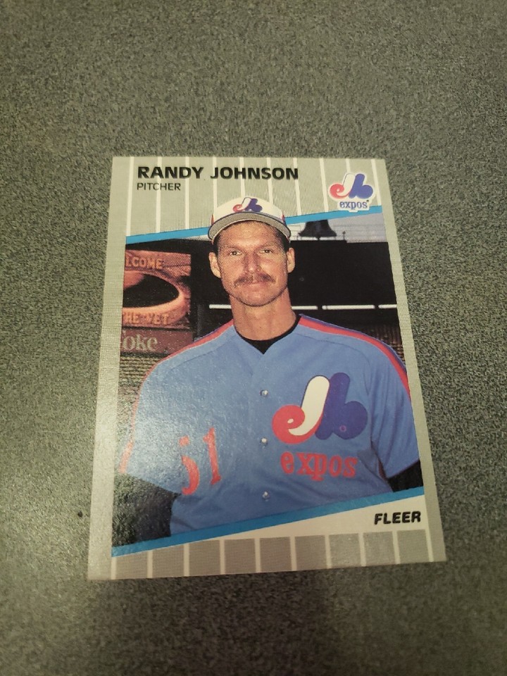 1989 Fleer Randy Johnson #381 Rookie RC | eBay
