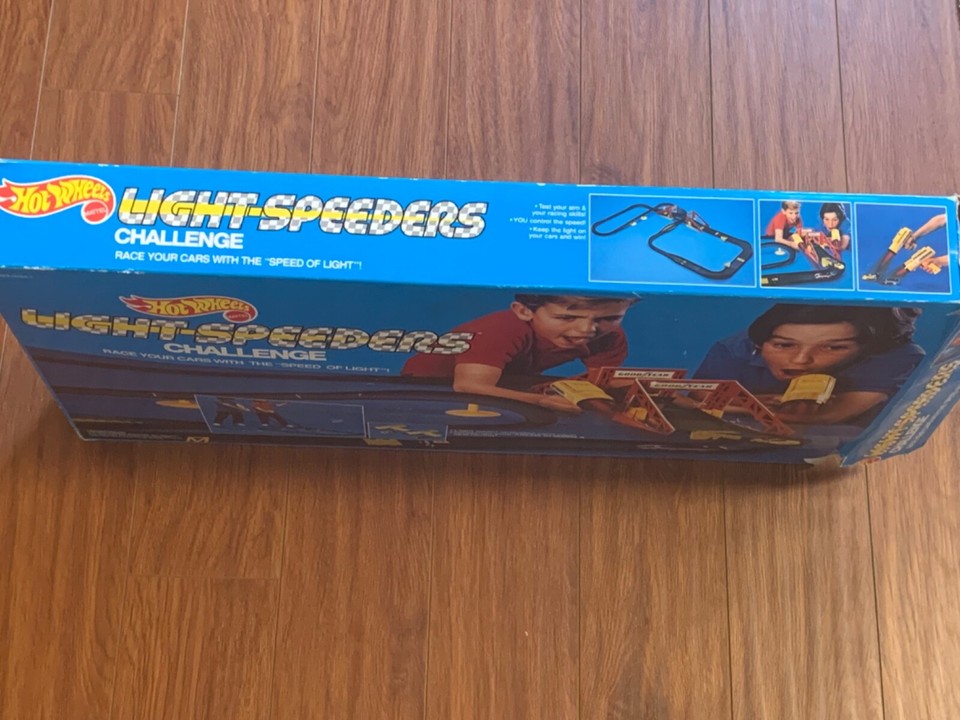 1989 Hot Wheels Light Speeders Challenge Race Track Playset | eBay
