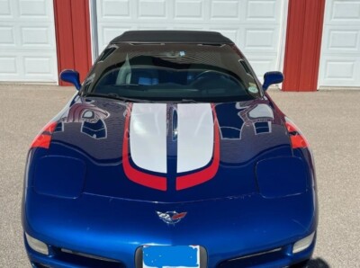 Corvette Chevrolet C5 Racing Stripes Rally Decal Kit 1997-04 White/red ...