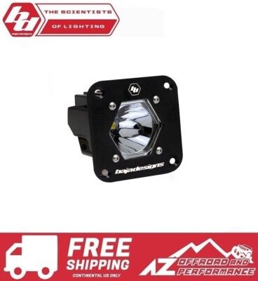 BAJA DESIGNS S1 Black Flush Mount Auxiliary LED Light Pod Universal ...