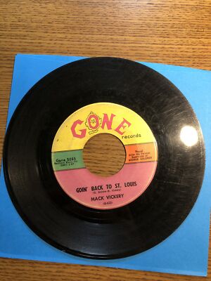 Mack Vickery 45 Goin Back To St Louis / Never GONE 1959 Rockabilly R&R ...
