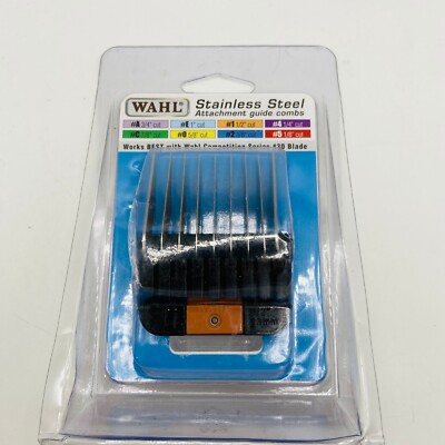 WAHL Stainless Steel GUIDE COMB Clipper Blade #1 1/2” Cut | eBay