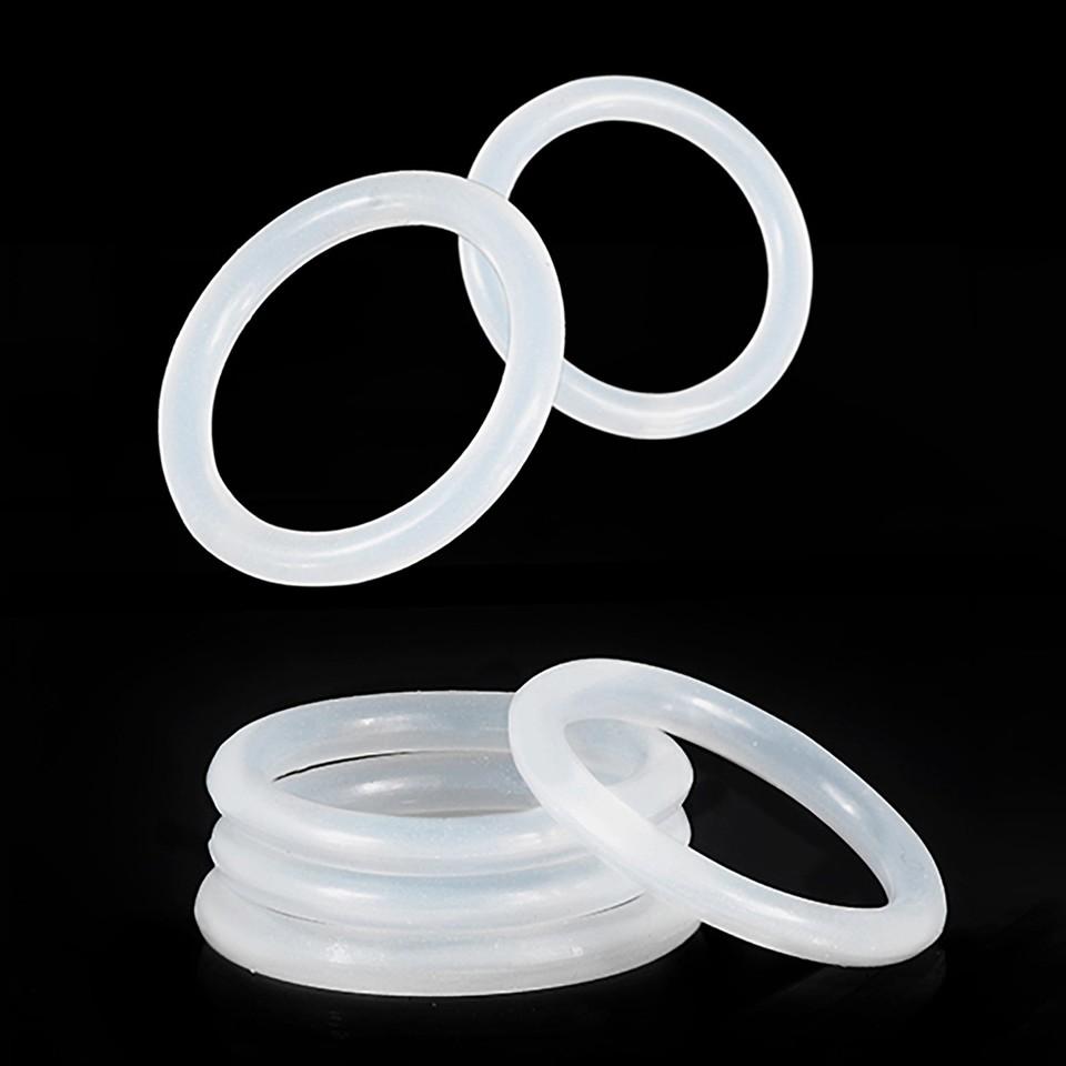 Food Grade Silicone Rubber O Rings Gasket Cross Section 4 mm ID 4mm ...