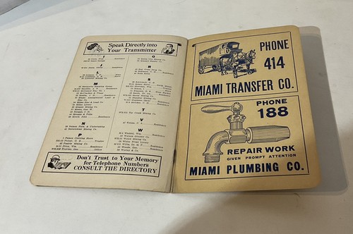 19115 Miami Oklahoma Telephone Directory Book -Bell System Cardstock 6 ...