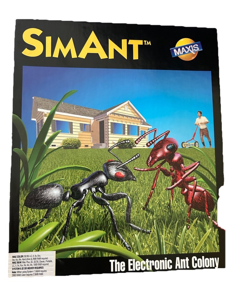 Vintage 1991 Sim Ant The Electronic Ant Colony Game - Macintosh Version ...