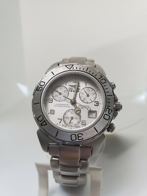 Sector 450 White Dial Chronograph Saphire Crystal Watch Oroloj Eta ...