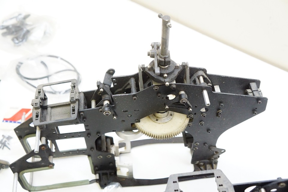 Vintage Nitro Helicopter RC Parts Lot Head Rotor .50 JR Junior 50 ...