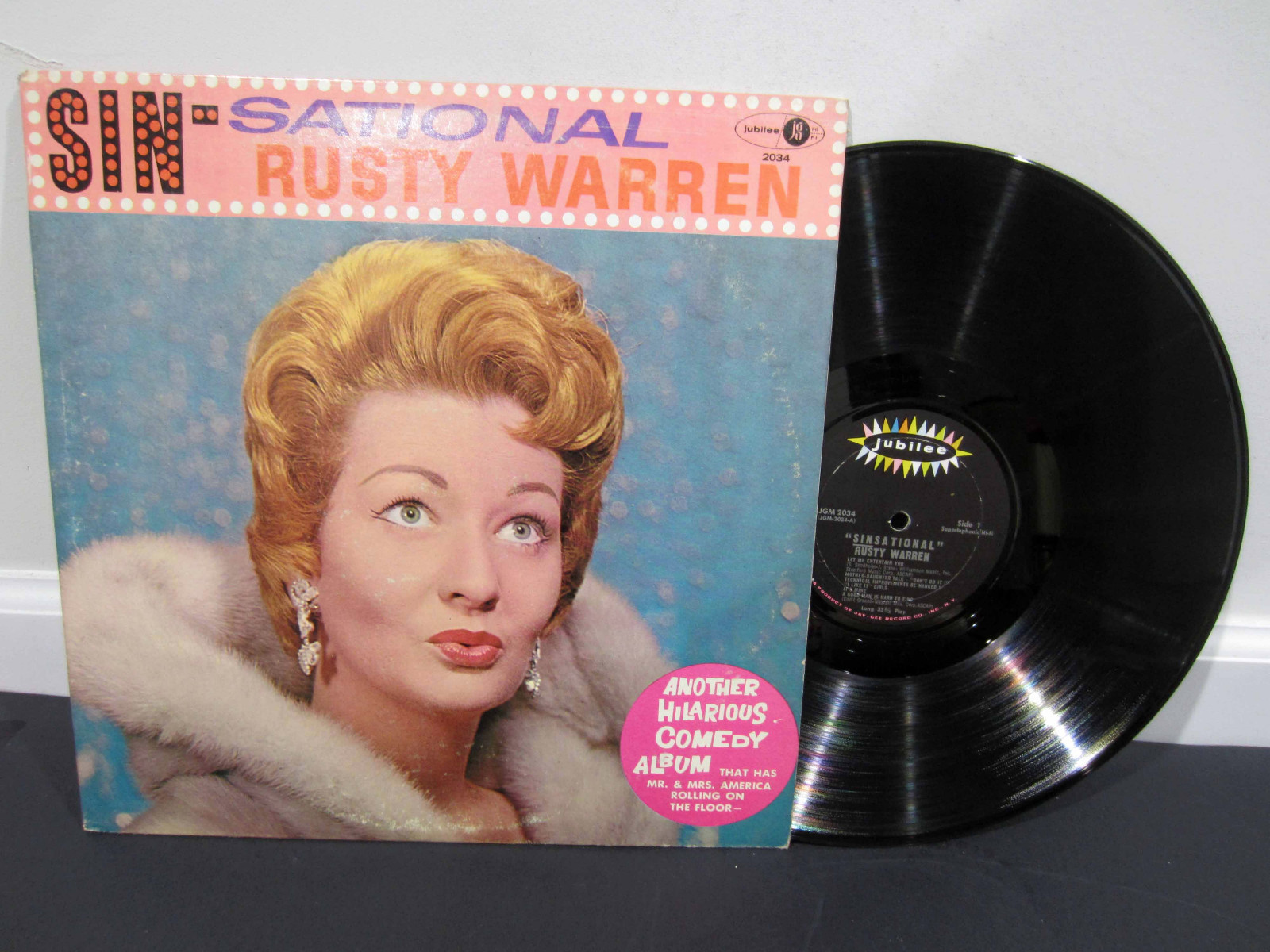 RUSTY WARREN SIN-Sational Adult Comedy 12" Vinyl Record Album LP ...