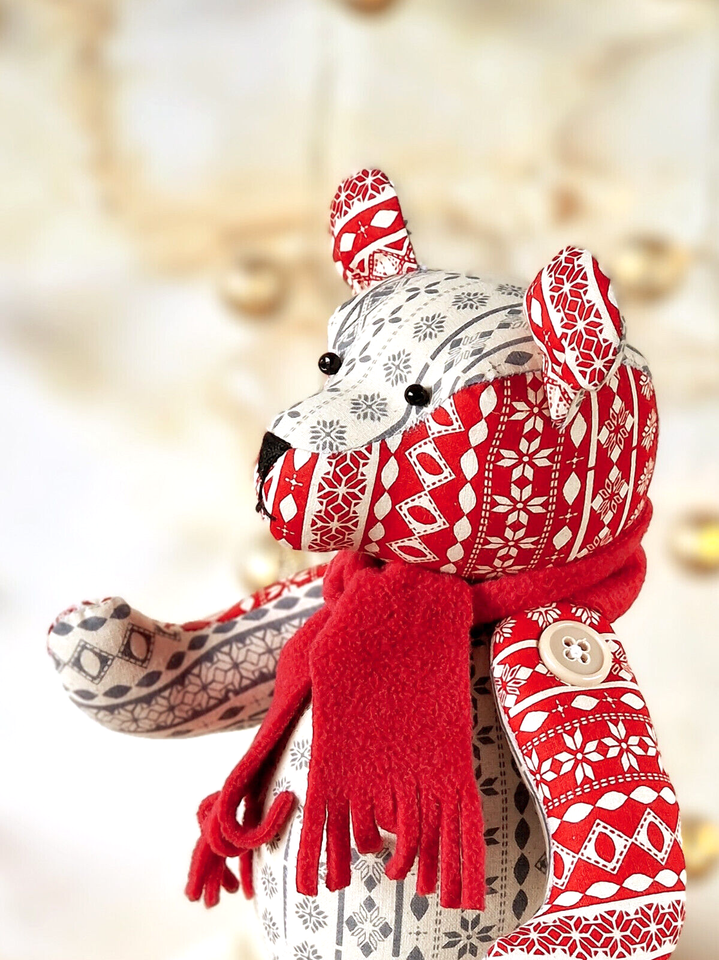 Memory Bear, Fabric Toy Sewing PATTERN Cloth Keepsake Teddy, My Fabric ...