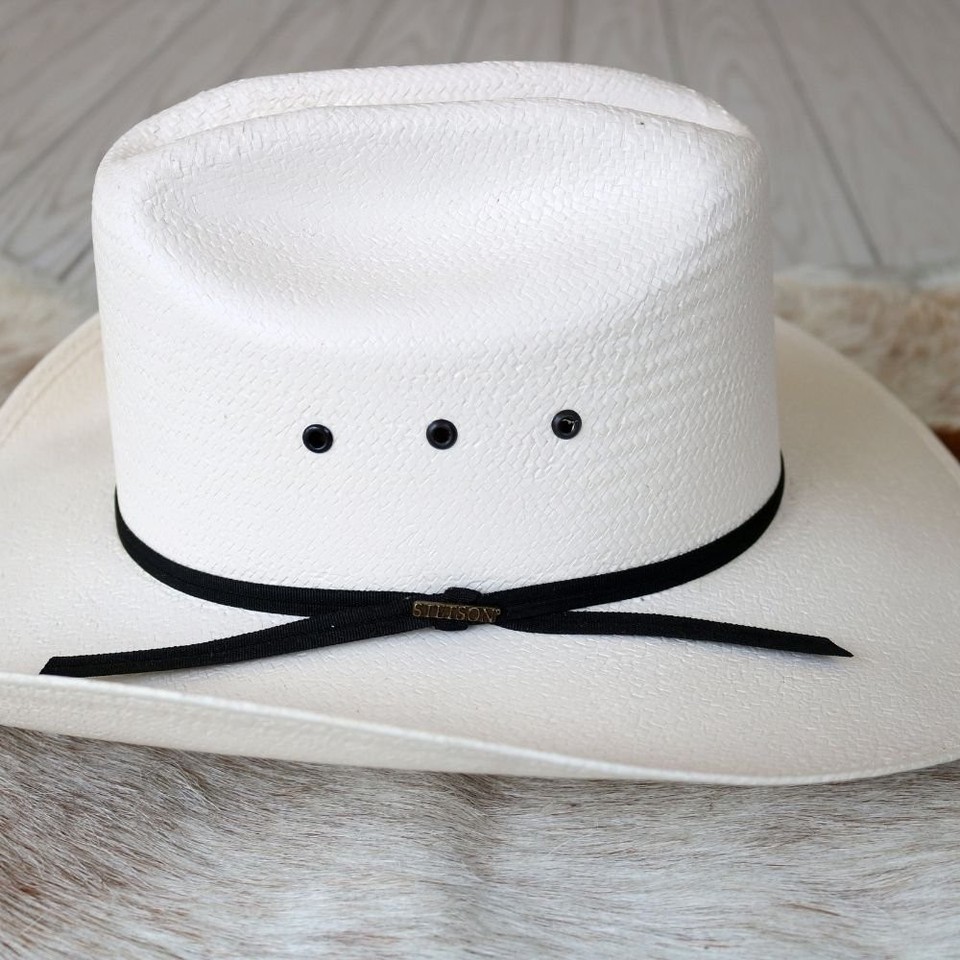 Stetson Straw Cowboy Hat - Rodeo Jr. | eBay