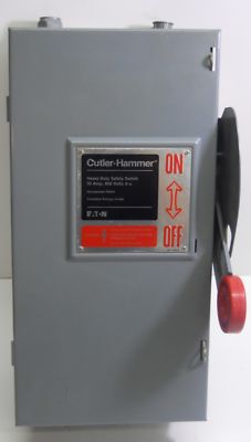30 Amps & Under - Safety Switch 30 Amp 600 Vac
