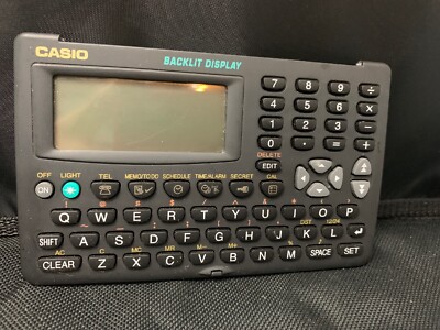 VTG Casio Digital Diary SF-3905Abu-s Backlit Display/ No Front Cover ...