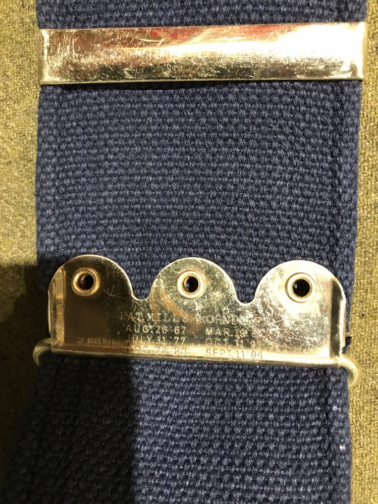 Mills M1894 Blue Infantry 100 round cartridge belt for .30-40 Krag ...