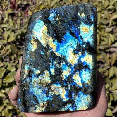 4.38LB Natural Gorgeous Labradorite Quartz Crystal Stone Specimen ...