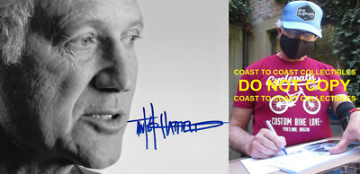 Tinker Hatfield Nike Air Jordan designer signed 8x10 photo COA exact ...
