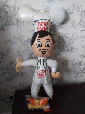 Vtg. 30”Llittle Oscar - Inflatable Store Advertising w/ Bonus Mobile ...