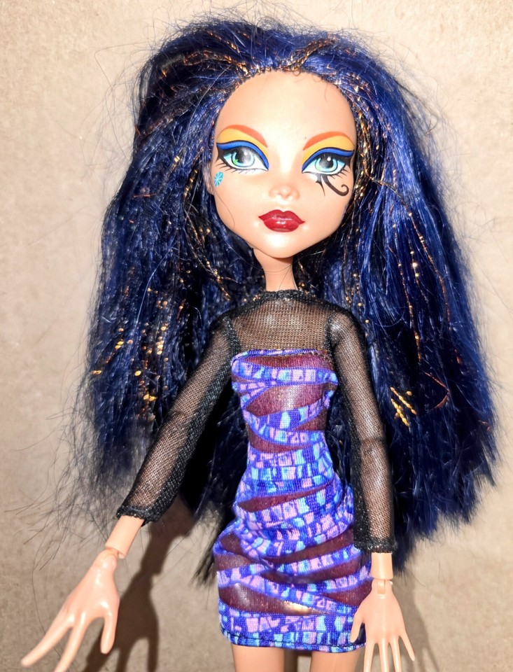 Monster High Boo York Cleo de Nile Doll 1186 MJ 1 NL 2008 Mattel W ...