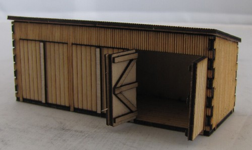 Trackside Models - HO Scale - Laser Cut "Wayside Shed" | eBay