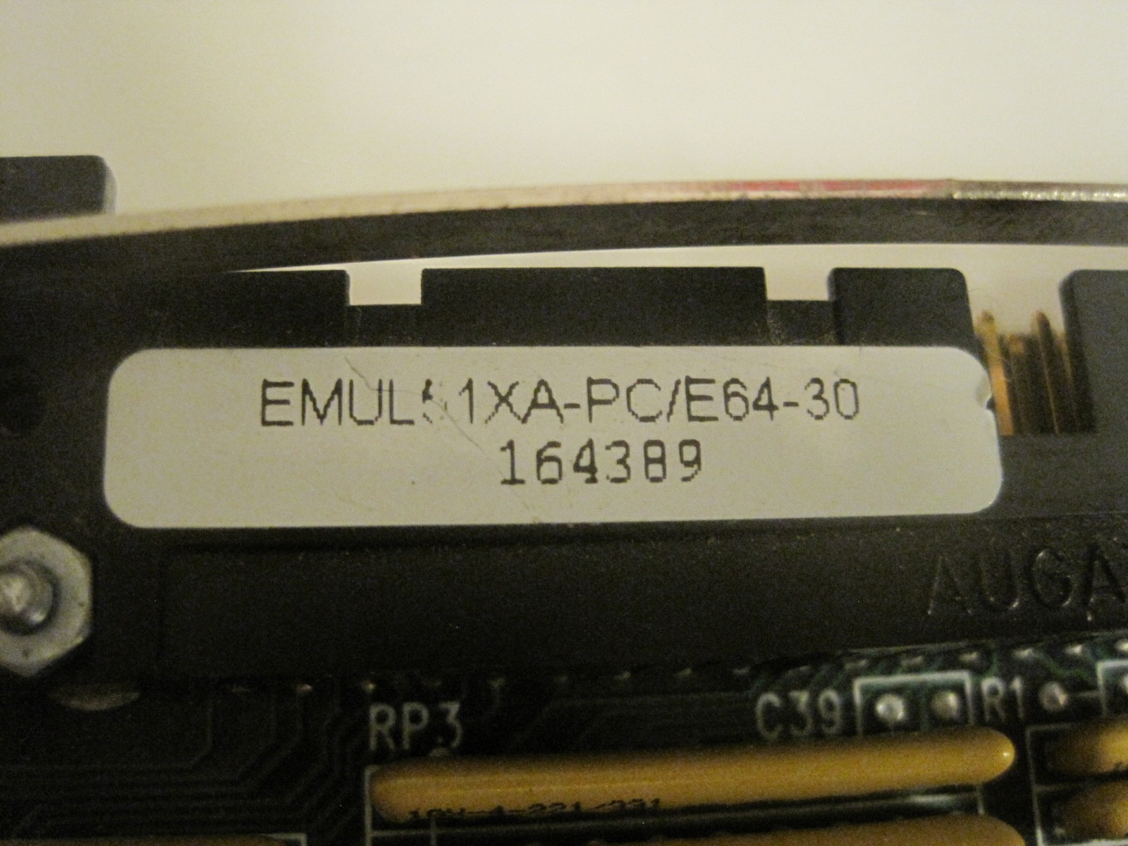 NOHAU CORP. EMUL51XA-PC E64/30 30 MHz Emulator with 64kB RAM ISA Bus ...