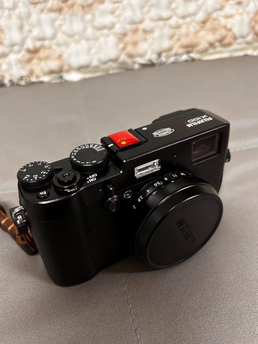 FUJIFILM Premium Compact Digital Camera X100T Black FX-X100T B English ...