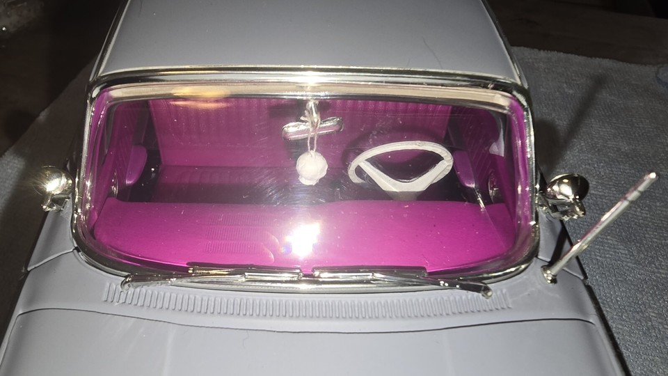 1960 Ford Rat Rod Gray Primer Purple 1:18 Diecast Ertl American Muscle ...