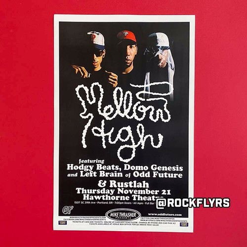 MELLOW HIGH 2013 Original 11x17 Concert Promo Street Poster Portland OR ...