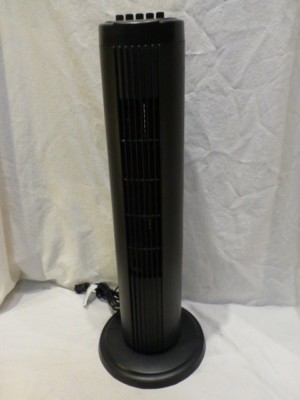 GD Midea Quiet Bladeless Oscillating 28" Tower Fan 3 Speed 35W Black 28 ...
