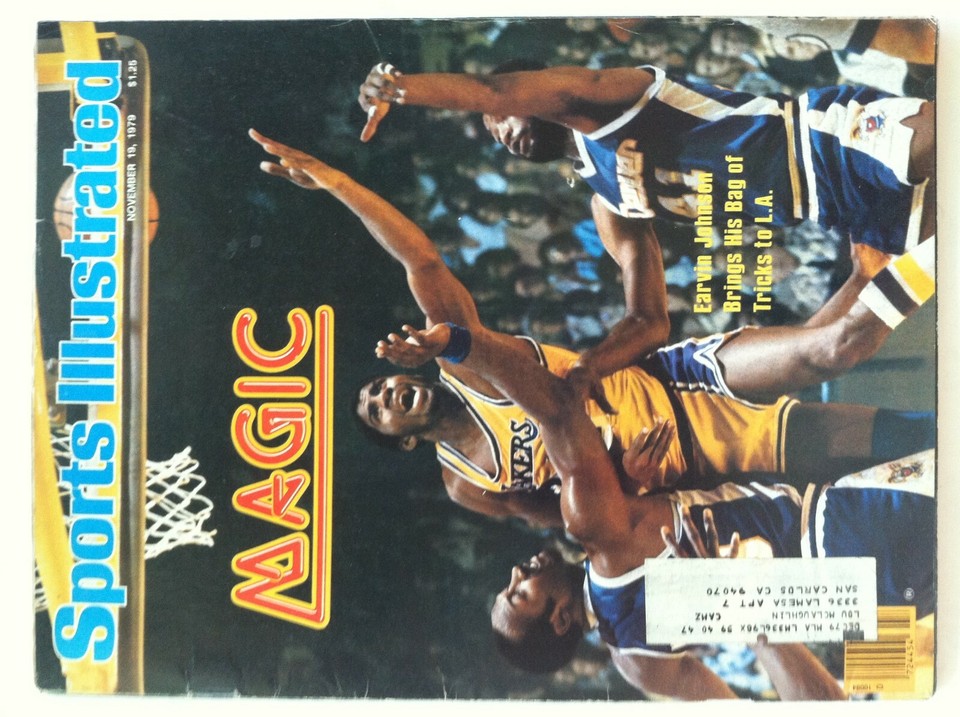 1979 LOS ANGELES LAKERS 1st MAGIC JOHNSON ROOKIE 11-19 Sports ...