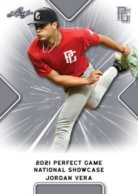 10-Count Lot Jordan Vera 2021 Leaf Perfect Game NIKE All-American ...