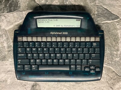 TESTED, INSPECTED, UPDATED AlphaSmart 3000 ~ USB CABLE ~ ALL BATTERIES ...