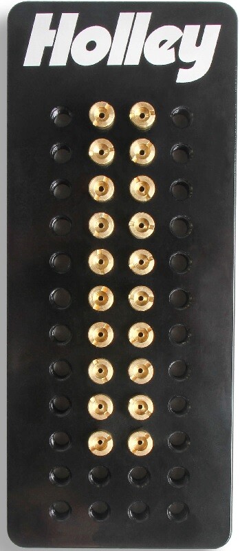 NEW HOLLEY JET ASSORTMENT KIT WITH BLACK BILLET PLATE 80-89,PAIR | eBay ...