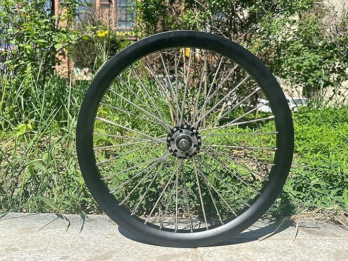 CDH 20 inch Bicycle Rim Set Double Wall Bike Wheel Set Heavy Duty 10G ...