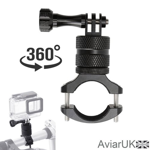 Aluminium GoPro HERO Bike Bicycle Motorbike Handlebar Clamp Tube Mount ...