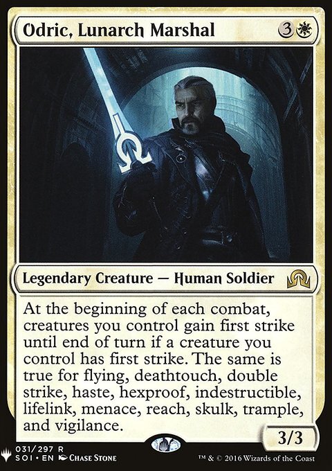 MTG Magic the Gathering Odric, Lunarch Marshal (186/1703) Mystery ...