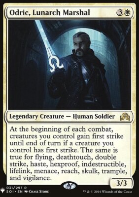MTG Magic the Gathering Odric, Lunarch Marshal (186/1703) Mystery ...