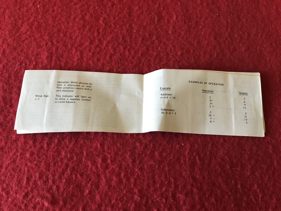 HANIMEX ELECTRONIC CALCULATOR INSTRUCTIONS ONLY MODEL BC-900 FREE ...