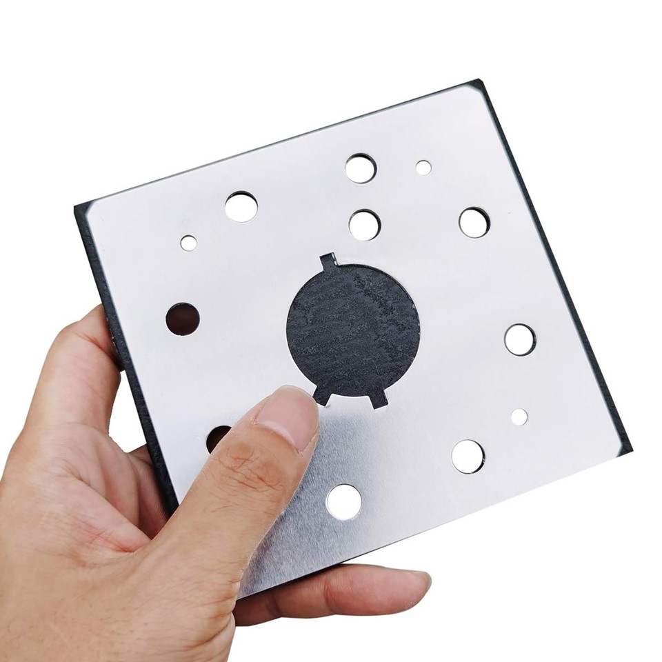2PCS 1/4" Square Sander Disc Pad and Backing Plate For Dewalt DW411 ...