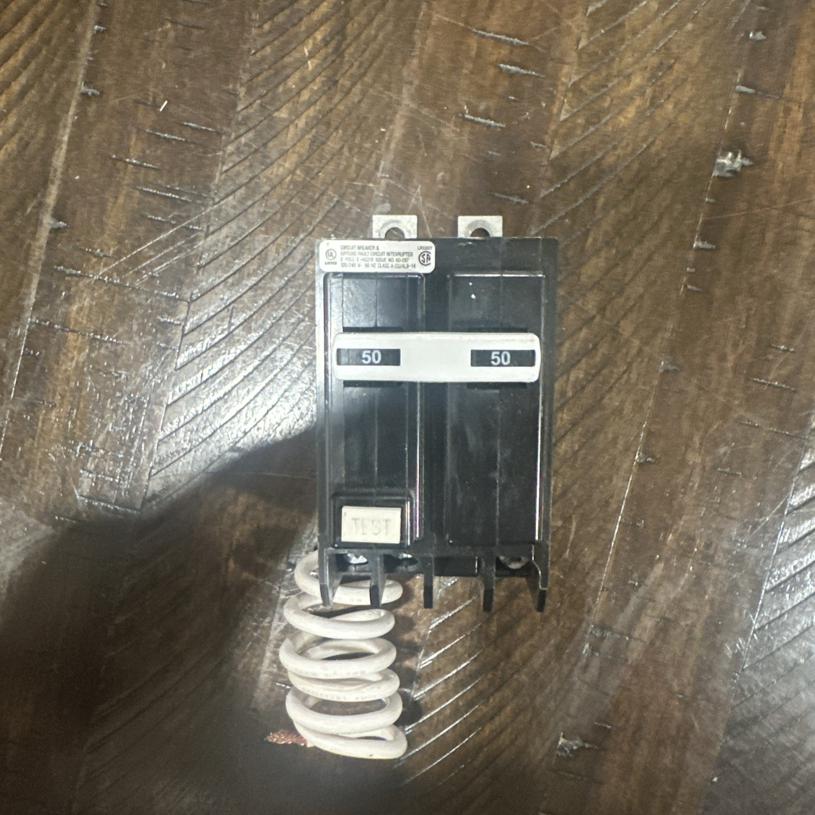 Eaton - 50A, Circuit Breaker with Ground Fault Protection - QBGFT2050 ...