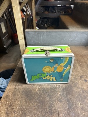 Vintage Rare Jack & Jill Cartoon Metal Lunchbox Lunch Box No Thermos ...