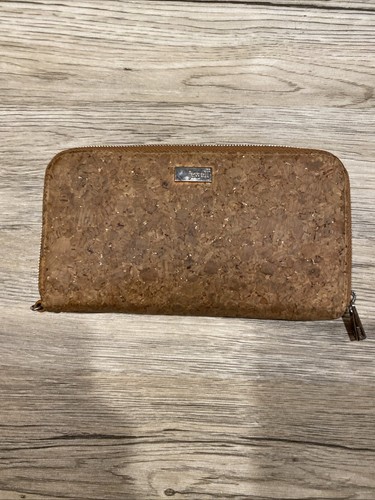 Thirty One Jewell zip around wallet cork pattern wallet | eBay