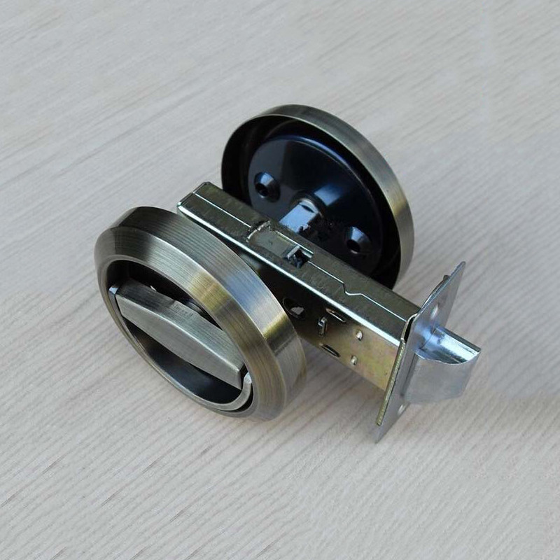 304 Stainless Steel Cup Handle Recessed Door Lock Fire Proof Disk Pull ...