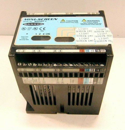 Banner Engineering Mini Screen Module for Light Curtain MSDINT-1 | eBay