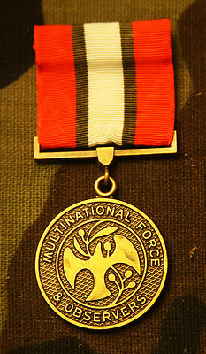 UN MULTINATIONAL FORCE AND OBSERVERS MEDAL; FULL SIZE | eBay