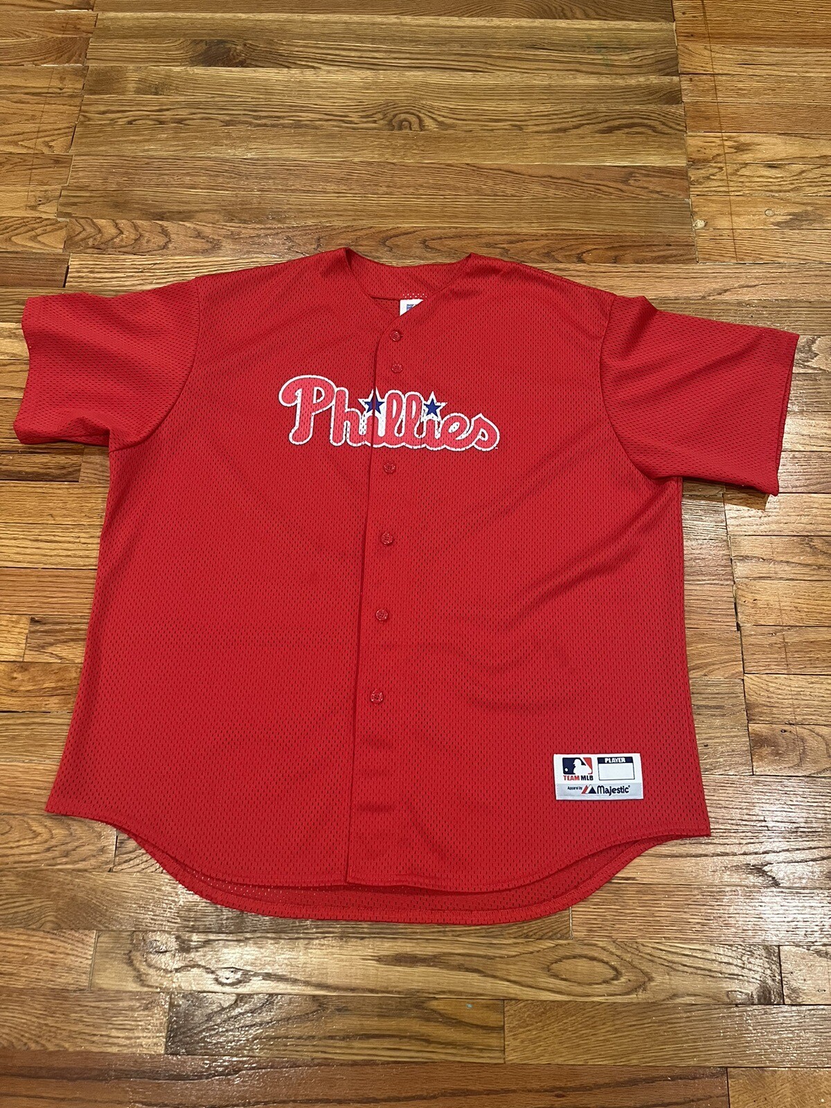 Vintage Majestic Phillies MLB Baseball Blank Jersey ~ XXL ~ Away ...