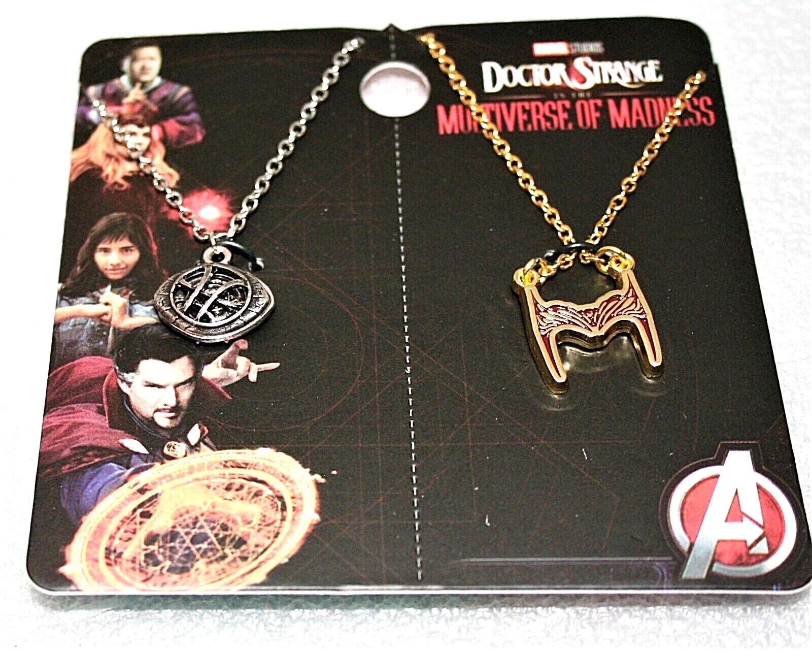 Marvel Comics Doctor Strange Scarlet Witch BFF Necklace Pendant Set New ...